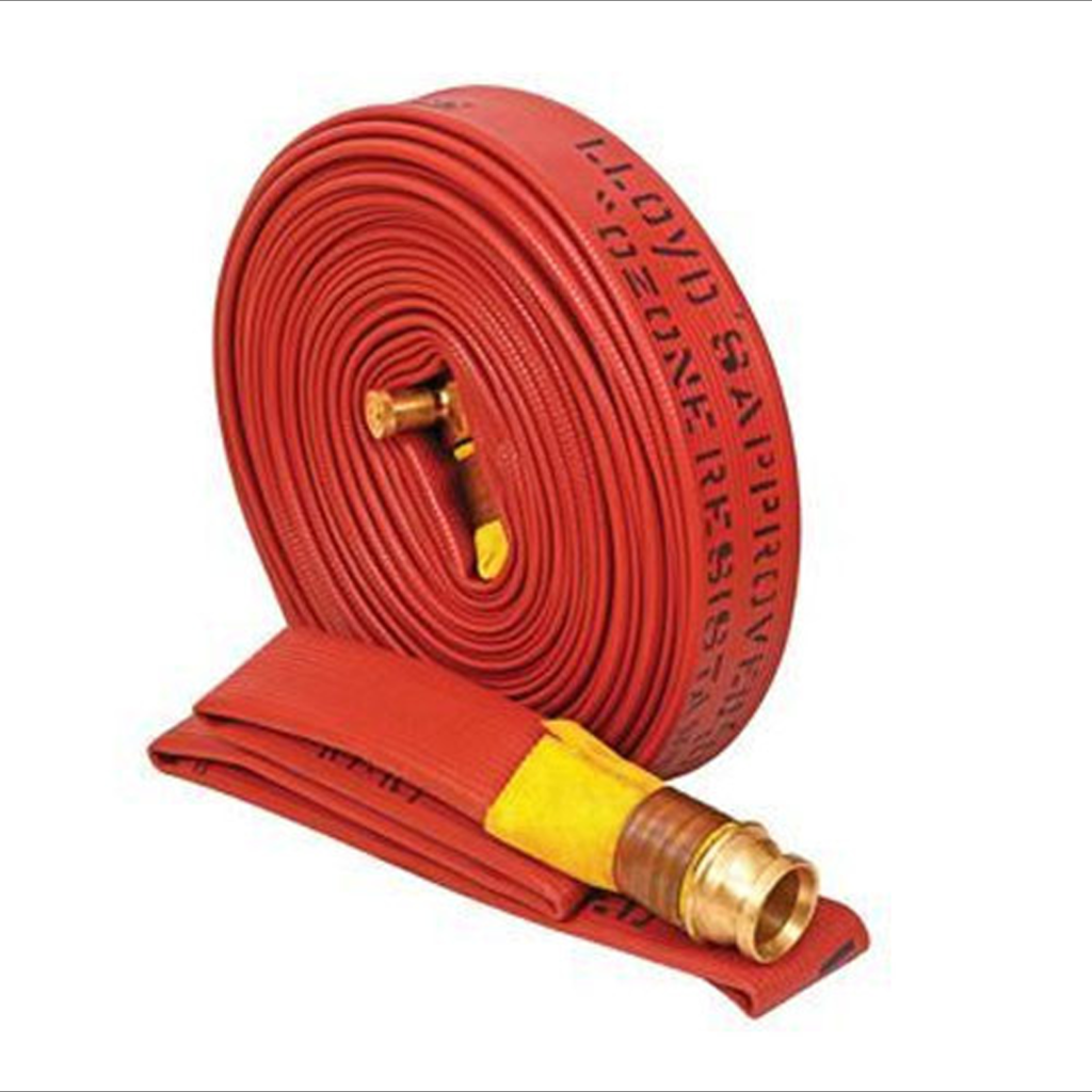 Fireline Type 2 Red Canvas Hose - VIC Engineering